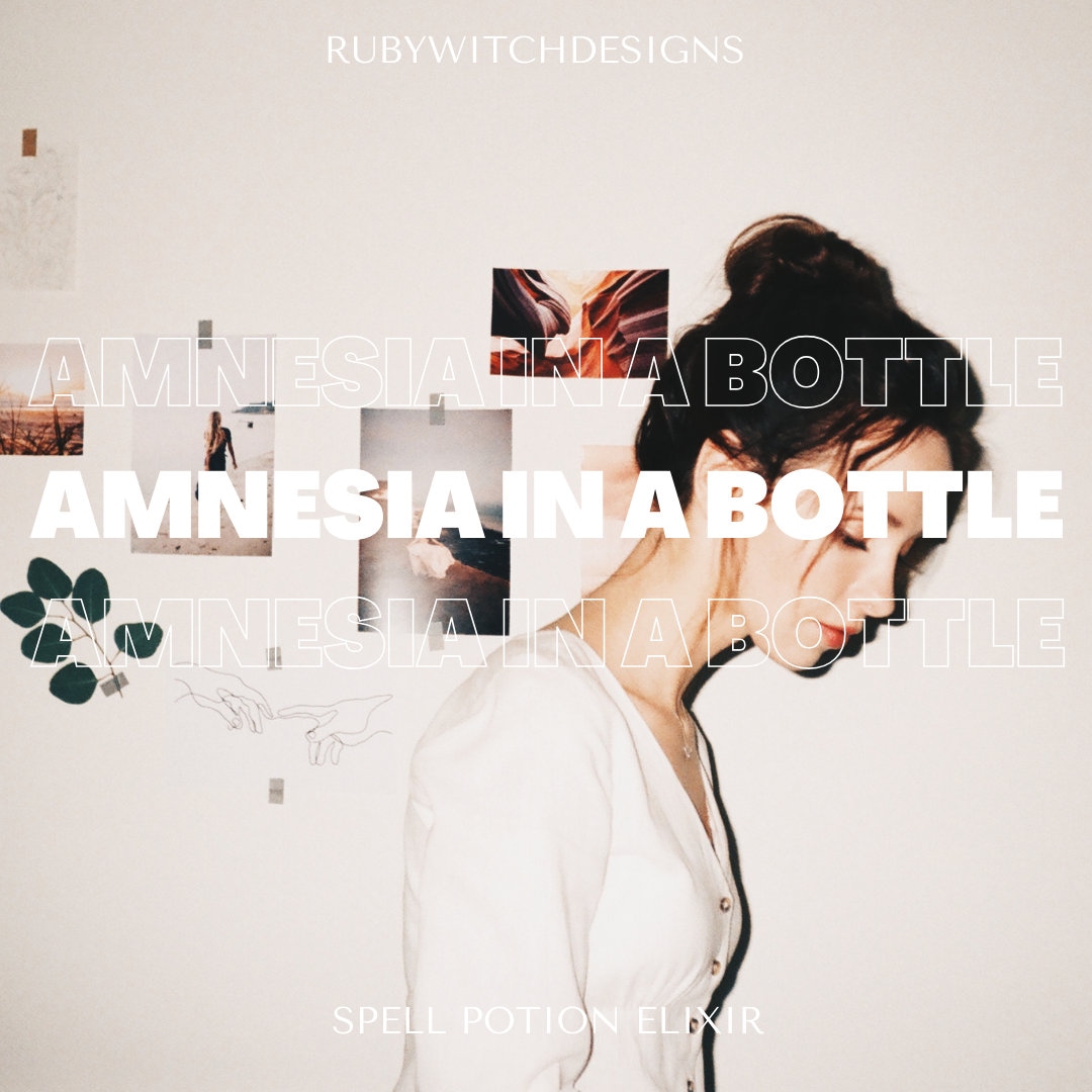 Amnesia in A Bottle Potion Elixir Oil ~stop Obsessing Over Someone ...