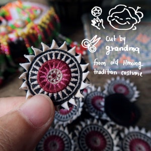 Hmong Embroidery Patches Thai Hill Tribe Patches Ethnic - Etsy