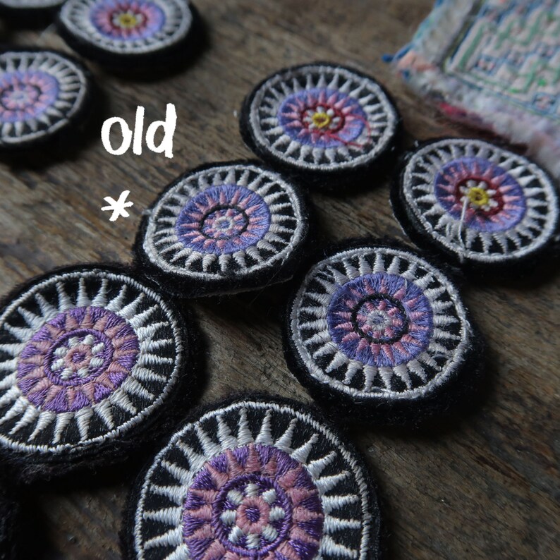 Old Hmong Embroidery Patches,thai Hill Tribe Patches,ethnic Applique ...