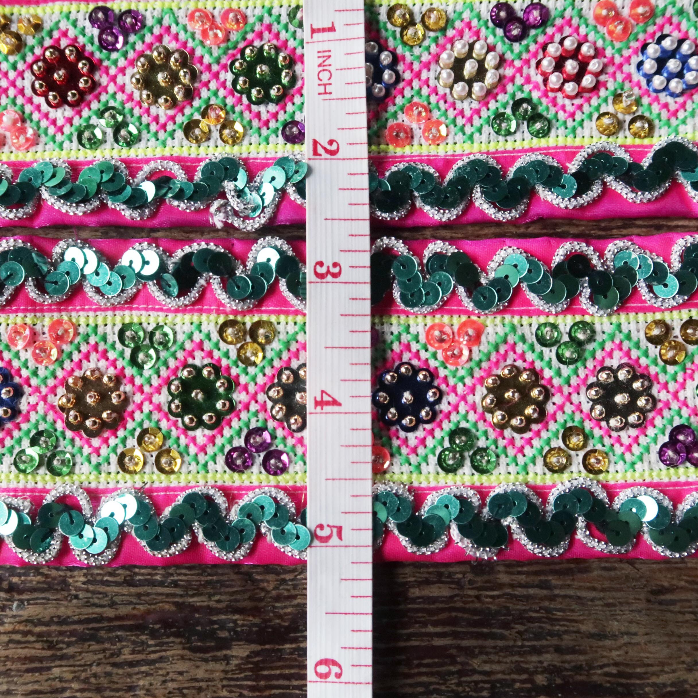 Hmong Applique Straps , Thai Hill Tribe Colorful Hand Embroidery ...