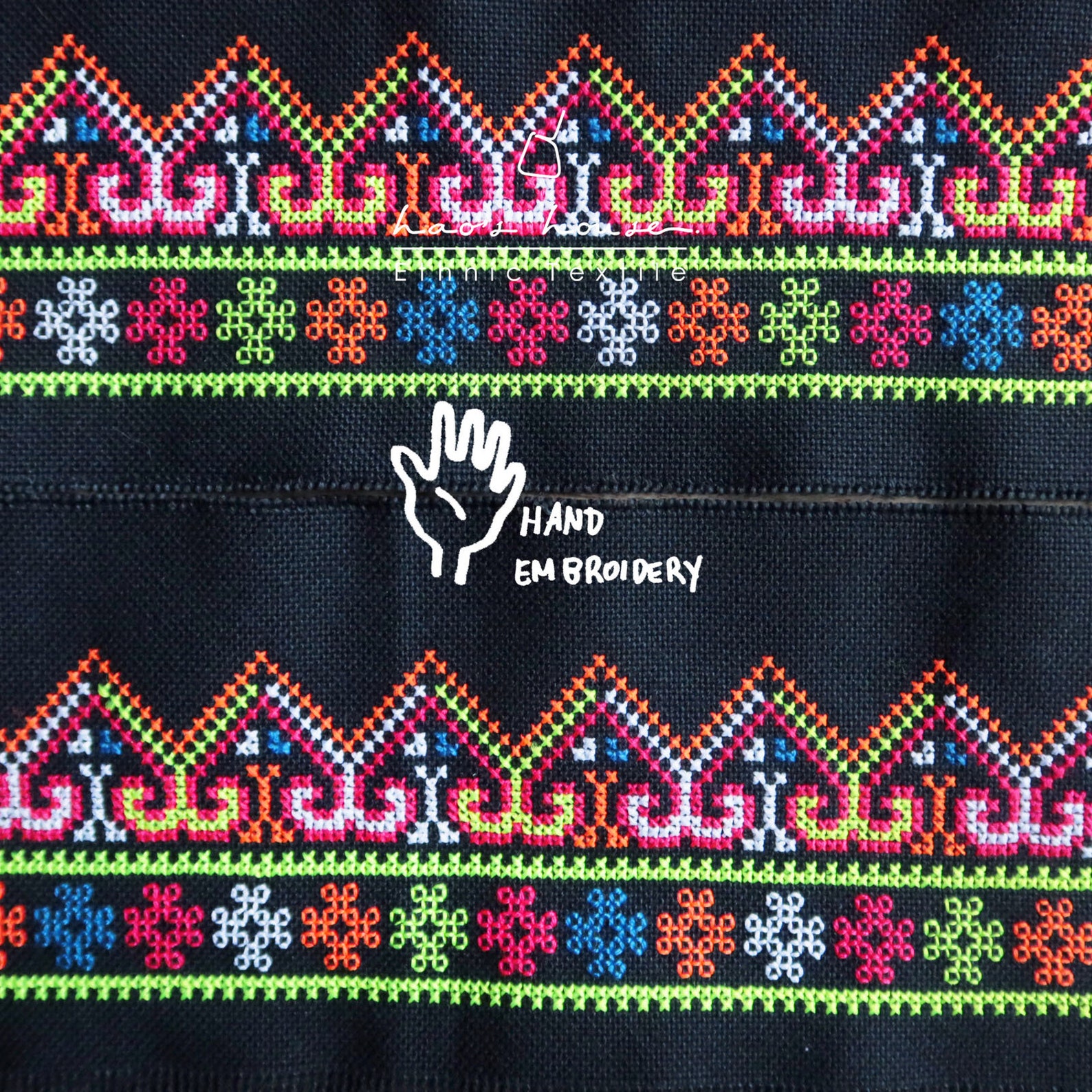 Hand Cross Stitch Border for Hmong Cloth,exotic Ethnic Strap,miao ...
