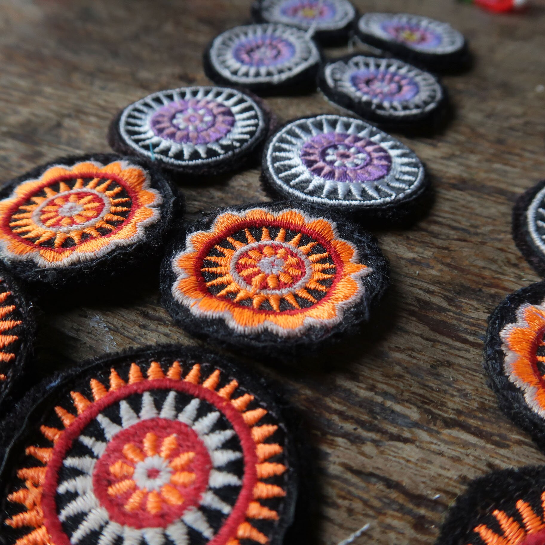 Old Hmong Embroidery Patches,thai Hill Tribe Patches,ethnic Applique ...