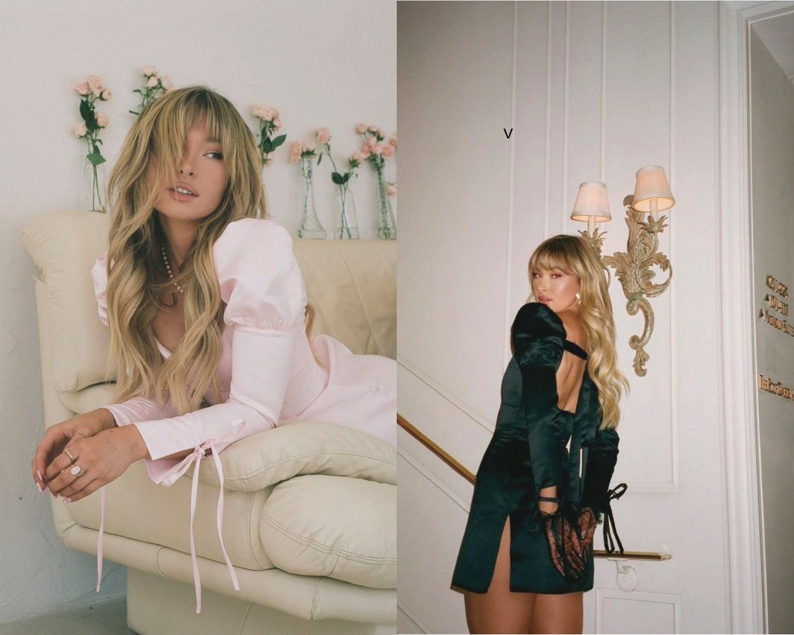 Juliet Mini Dress With Puff Sleeves and Tie Details - Instant Download ...