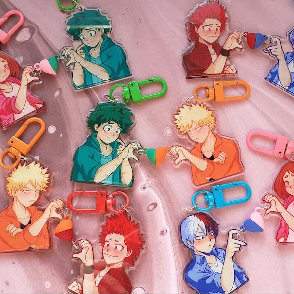 My Hero Academia Keychain - Etsy