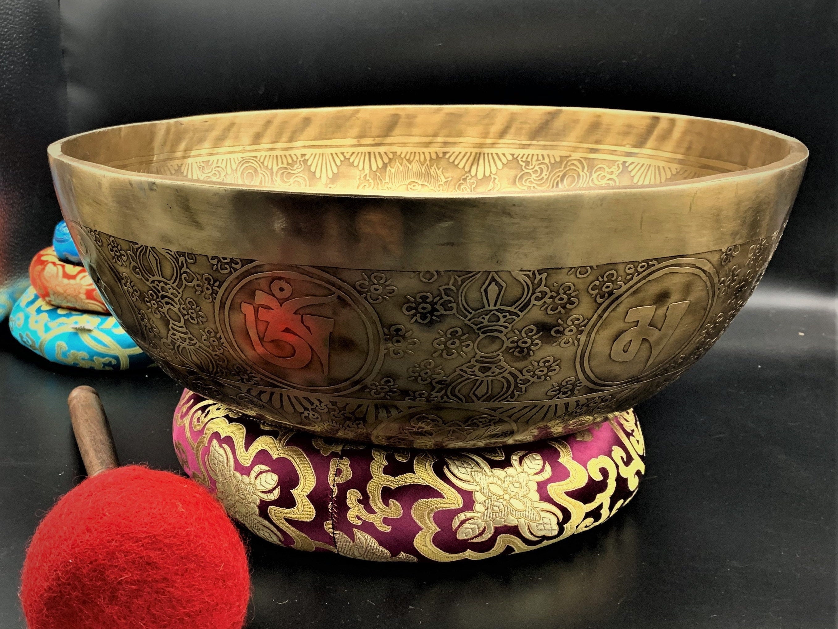 Stunning and Unique 15 Inch Large Singing Bowl Tibetan - Etsy