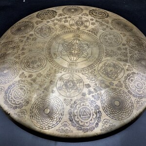 Unique and Beautiful Tibetan Gong Bell, Absolute Handcarved Gong Bells ...