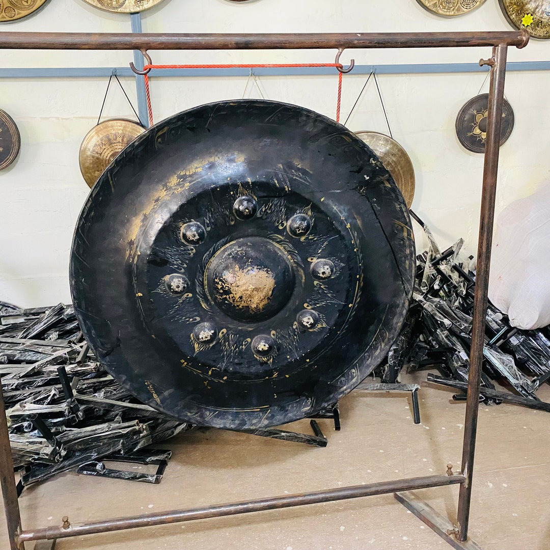 80cm Burmese Nipple Shaped Gong-breathtakingly Soothing Sound Quality ...