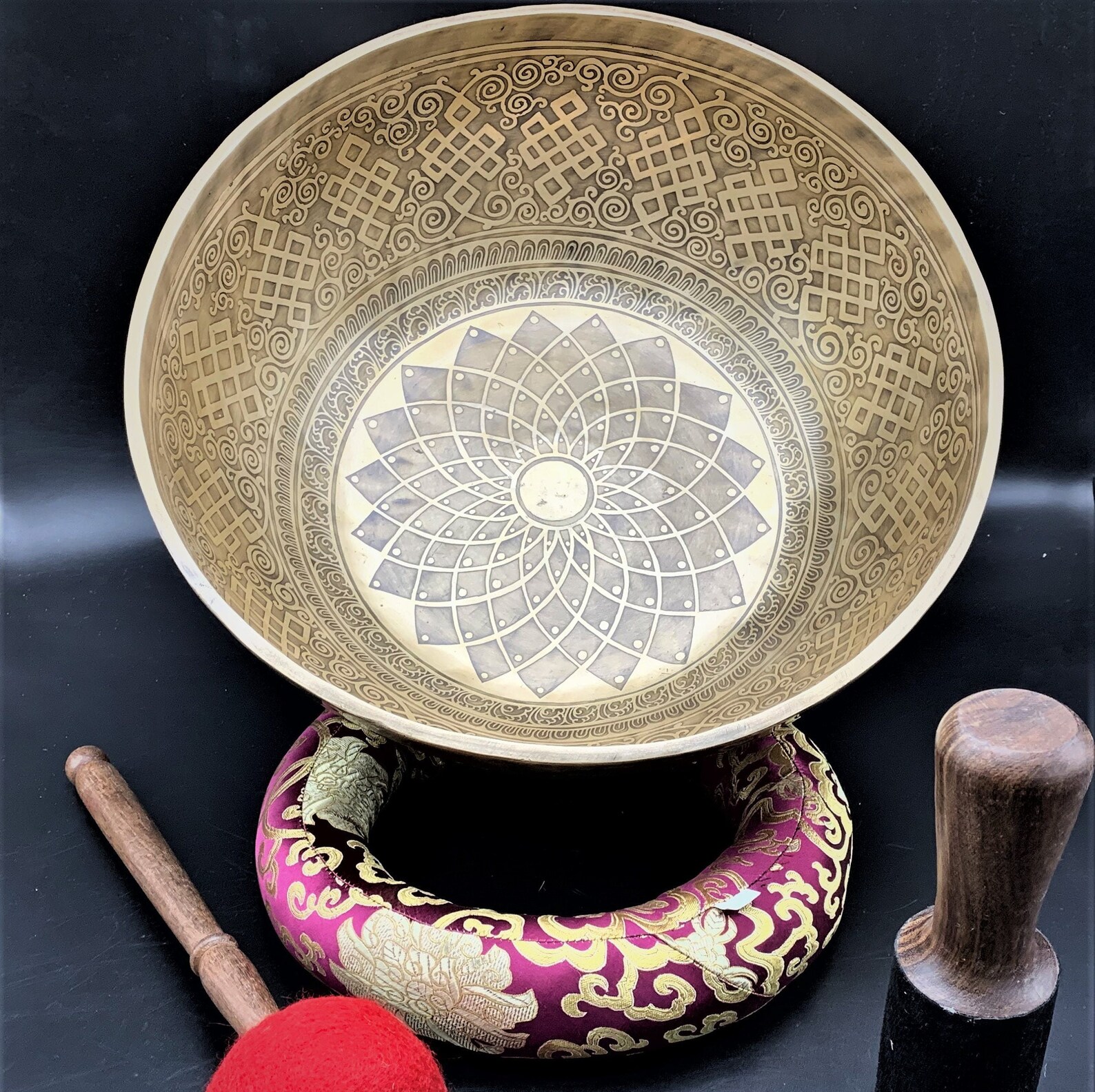 Gorgeous 15 Inch Large Singing Bowl Flower Of Etsy