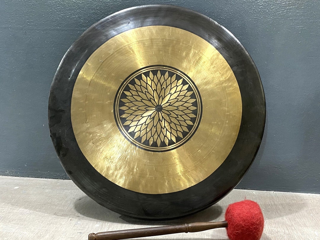 Large GONG 50-100 Cm for Sound Healing, Meditation, Handmade - Hand ...