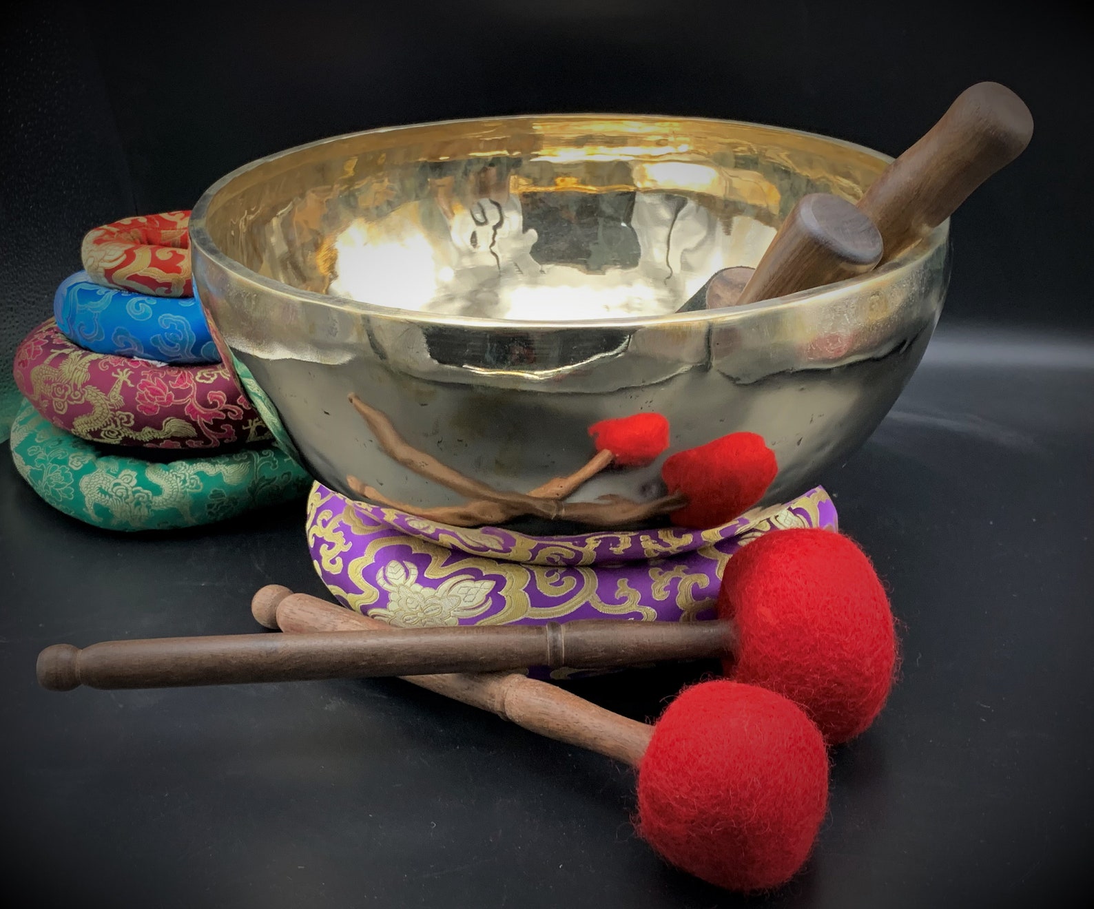 12 Inch Plain Singing Bowl Handmade Tibetan Singing Bowl - Etsy