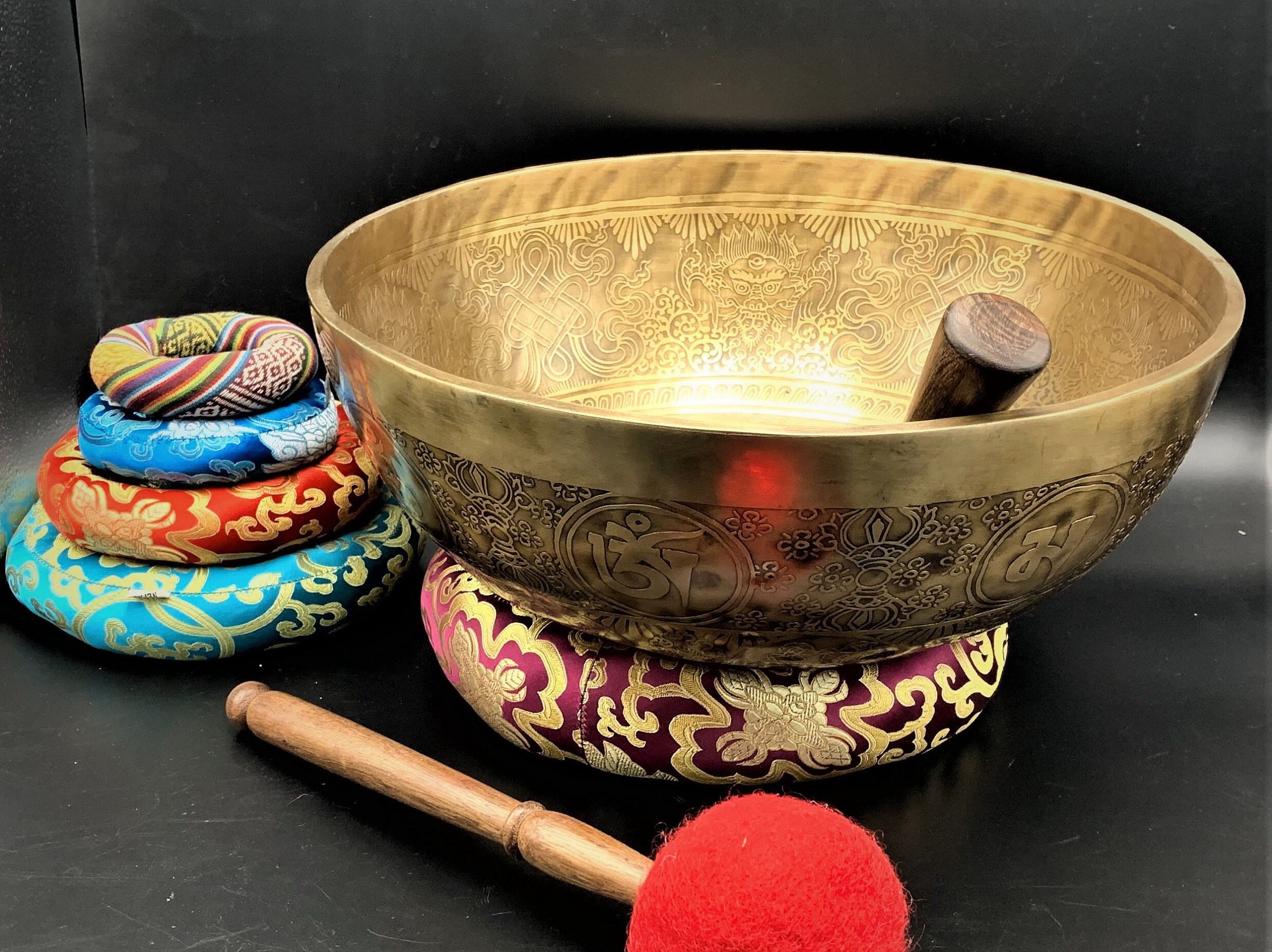 Stunning and Unique 15 Inch Large Singing Bowl Tibetan - Etsy