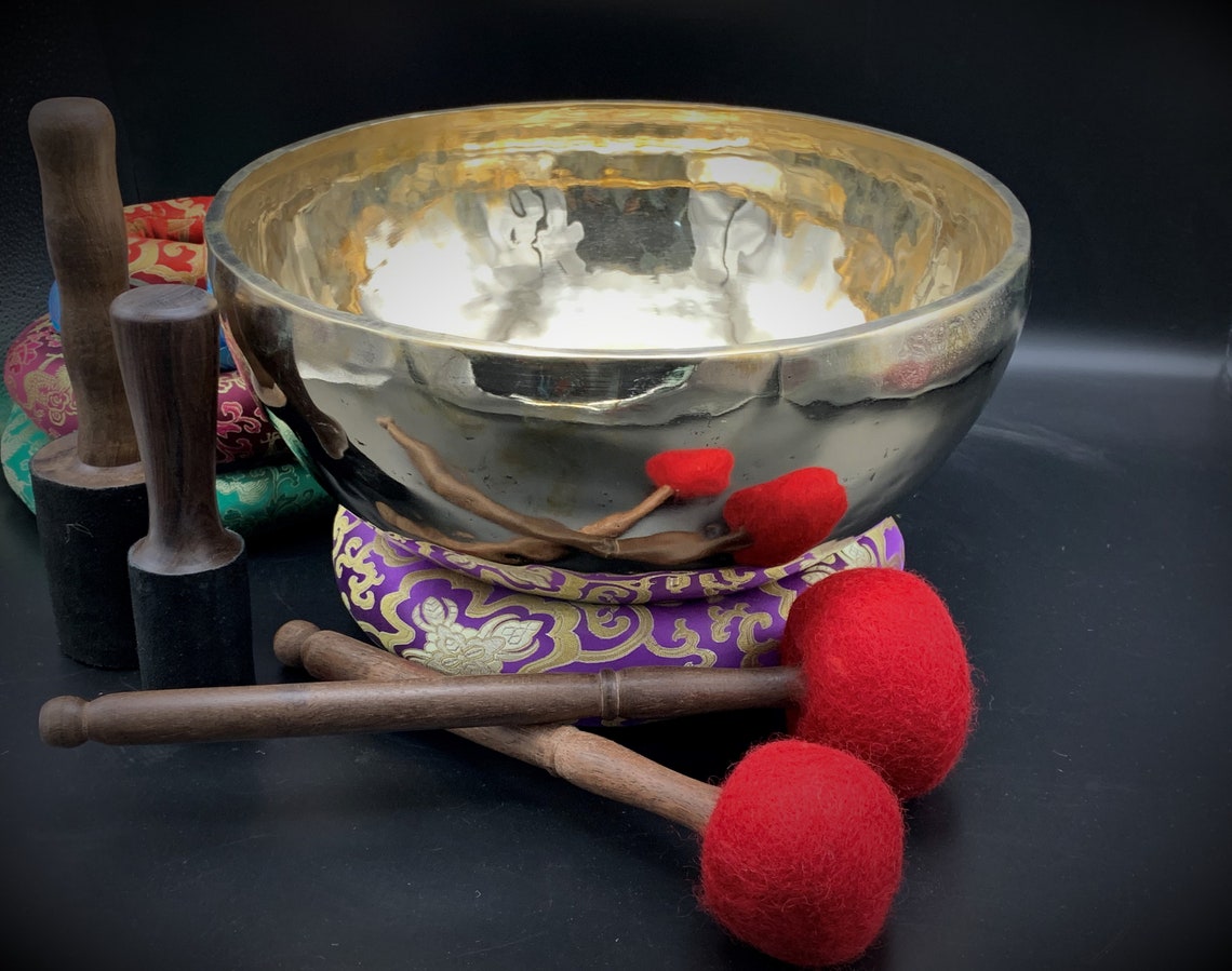 12 Inch Plain Singing Bowl Handmade Tibetan Singing Bowl - Etsy