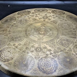 Unique and Beautiful Tibetan Gong Bell, Absolute Handcarved Gong Bells ...