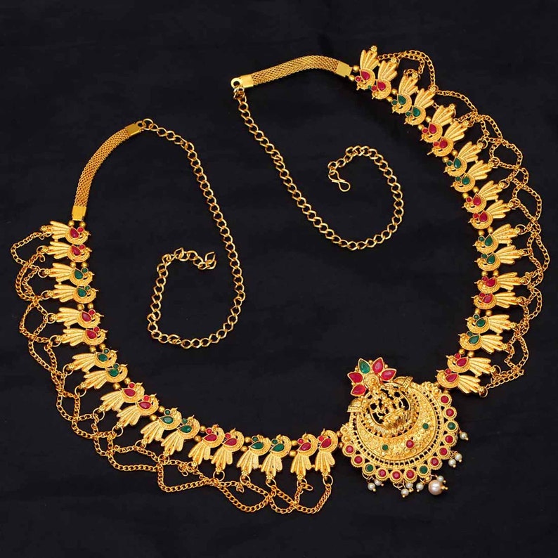 Temple Jewelry Gold Plated Kamar Patta Bridal Kamarbandh I Waist Belt ...