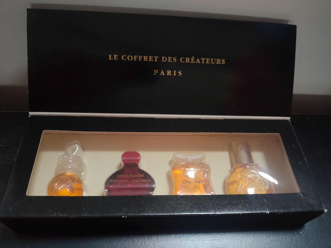 90s! Very Beautiful Box of Collectible Perfume Miniatures, Limited ...