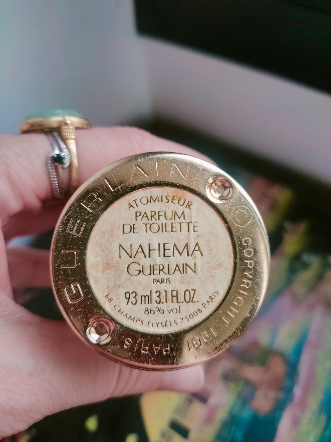 RARE Nahema Vintage Guerlain Perfume, Approximately 40ml Usable, Luxury ...