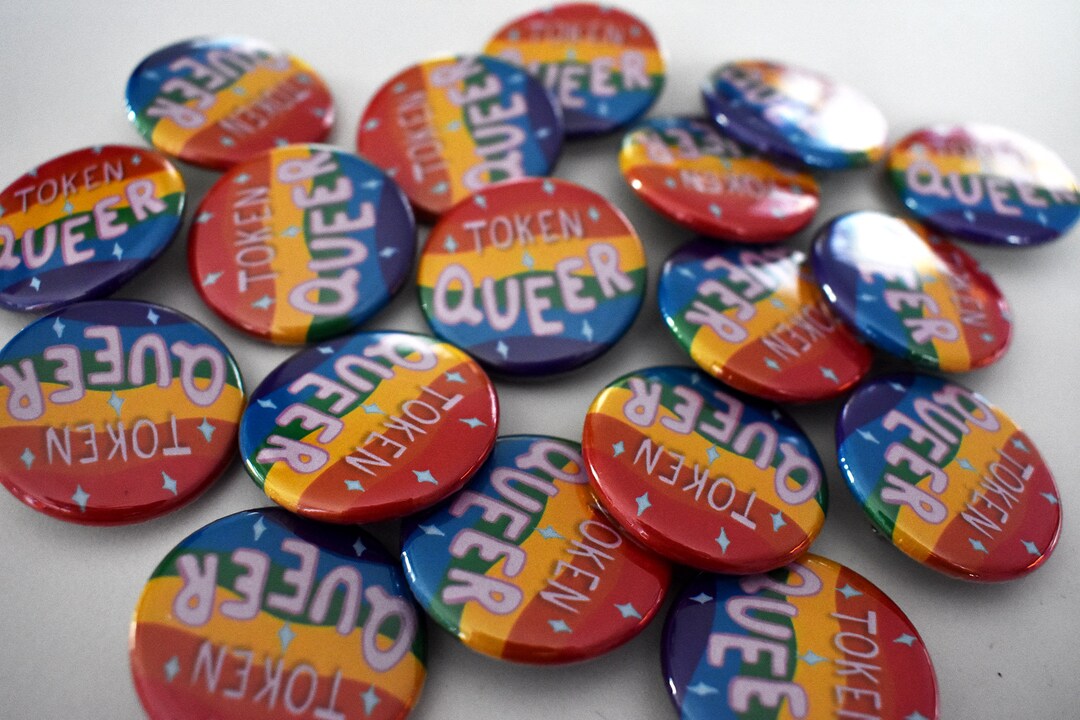 Token Queer Lgbtq Badge - Etsy