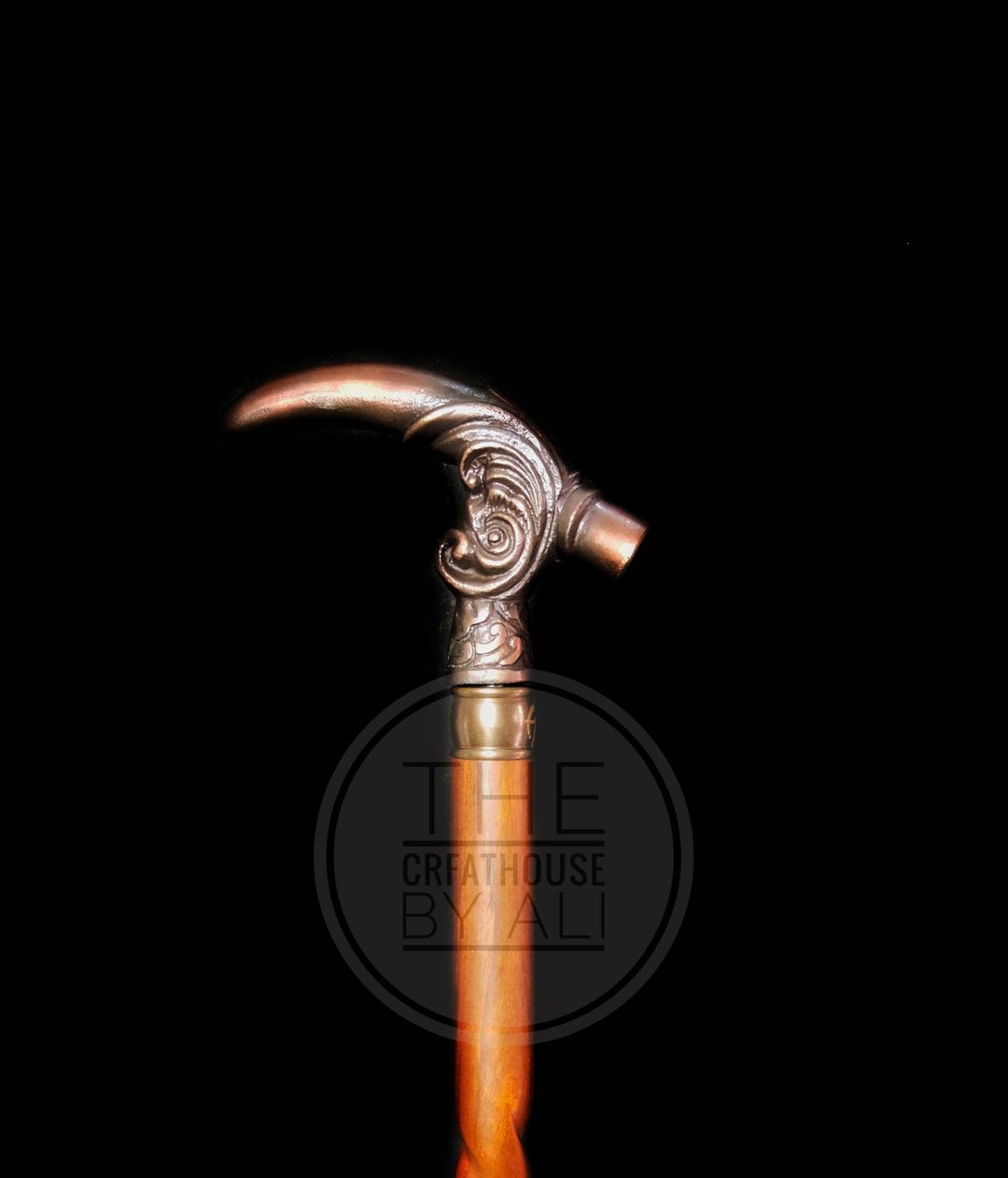 Victorian Walking Cane Walking Stick Brass Handel Stick Wooden Stick ...