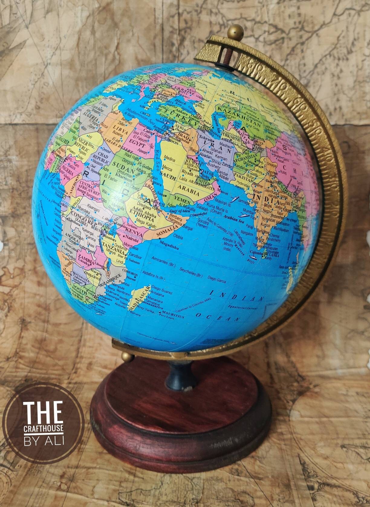 Spherical Map Of The World