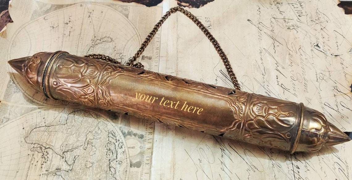 Parchment Scroll Old Parchment Parchment Holder Scroll Holder | Etsy