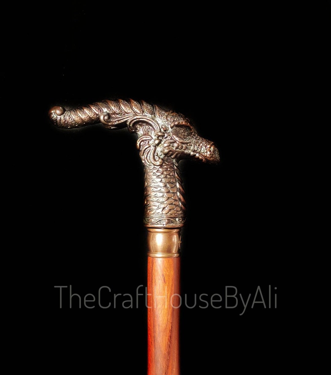 Walking Stick Walking Cane Brass Walking Stick Personalized Nebula ...