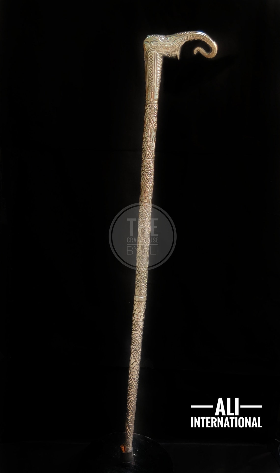 Walking Stick Elephant Handle Full Silver Elephant Head Handle | Etsy