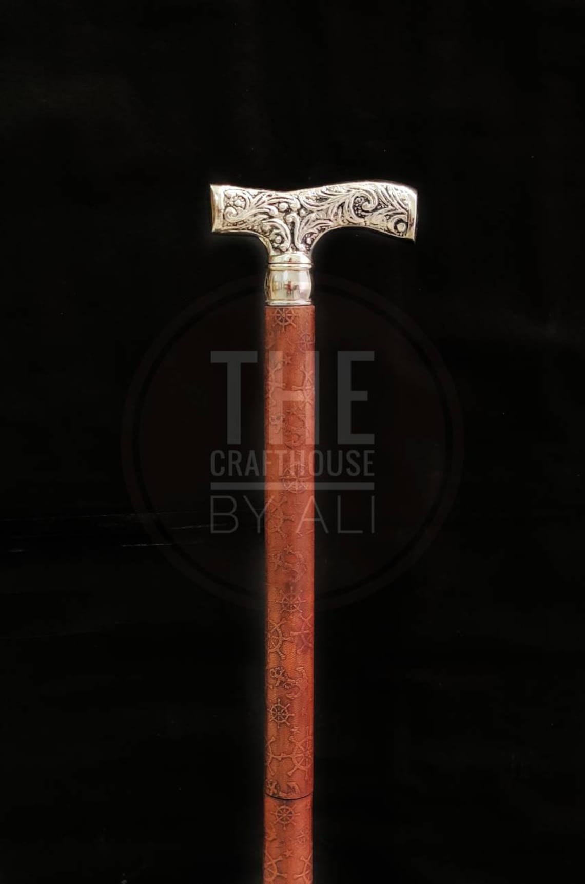 Victorian Walking Cane Walking Stick Brass Handel Stick Wooden - Etsy