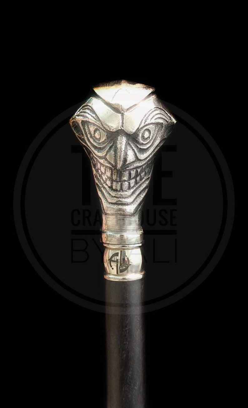 The Joker DC Comics Walking Stick Cane Casted Metal Handle - Etsy