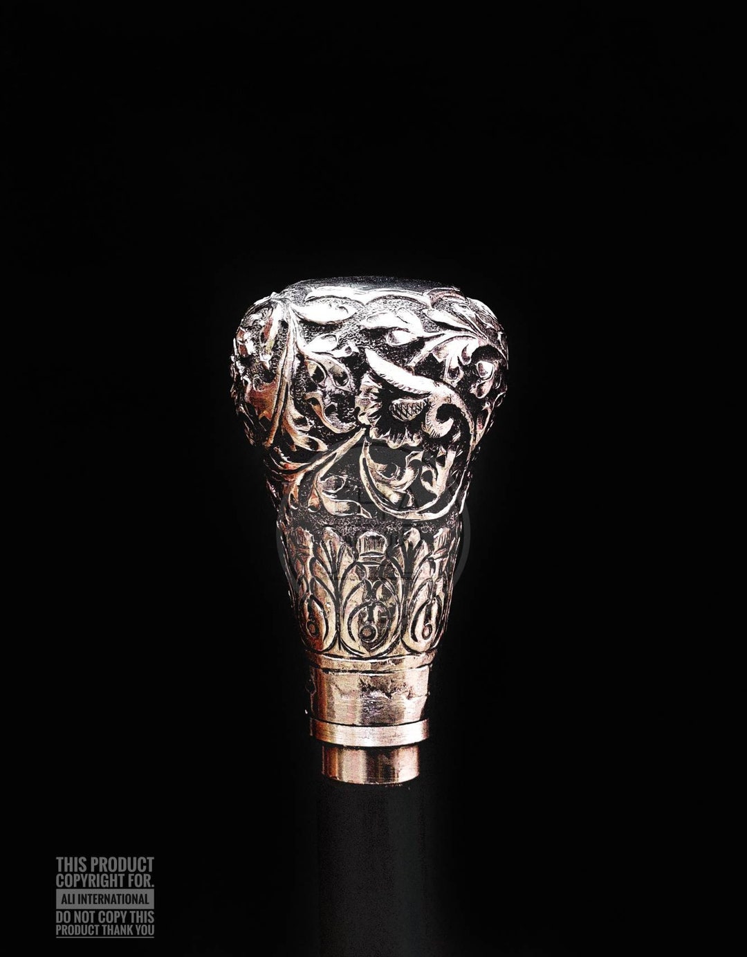 Royal Cane Stick Role Sterling Silver Walking Stick Cane - Etsy