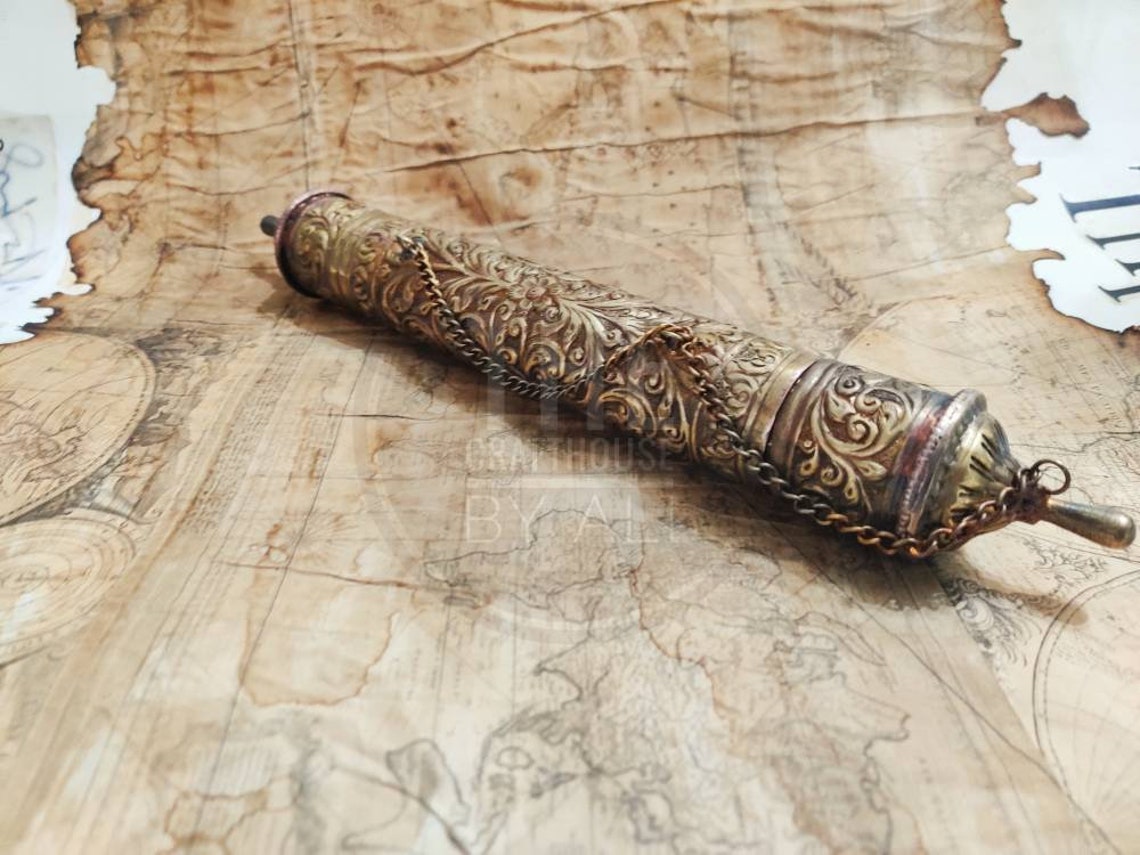 Parchment Scroll Old Parchment Parchment Holder Scroll Holder | Etsy