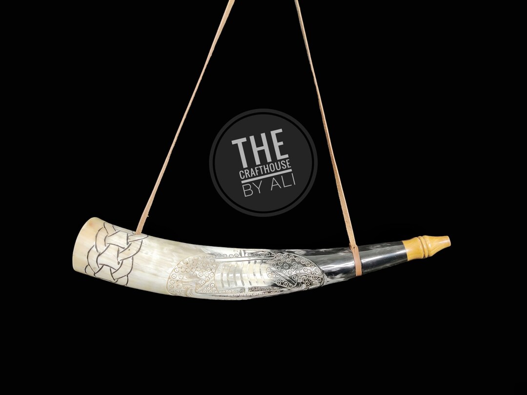 War Horn Viking Blowing Horn Whistle: Medieval Carnyx, Ancient Hunting ...