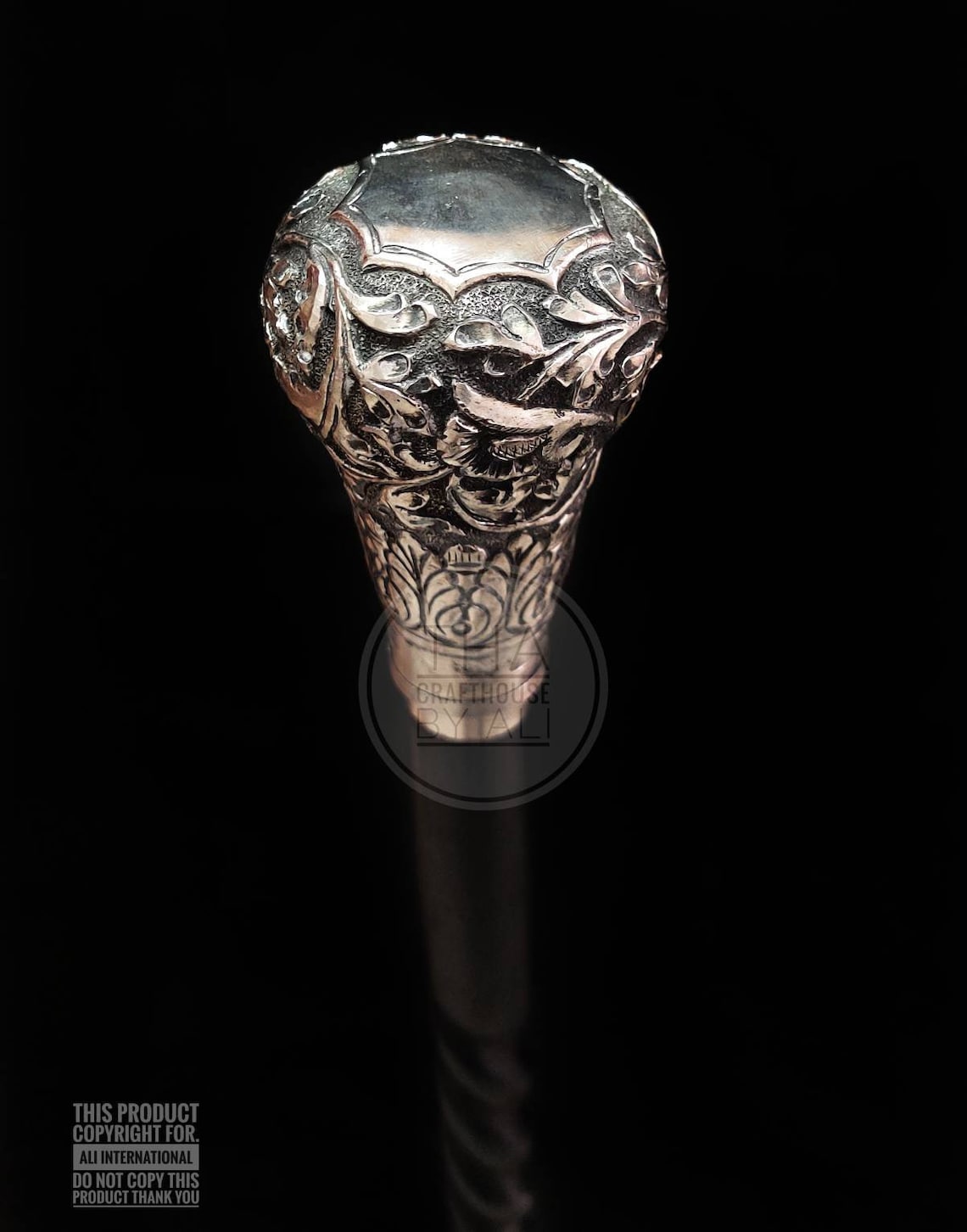 Royal Cane Stick Role Sterling Silver Walking Stick Cane - Etsy UK