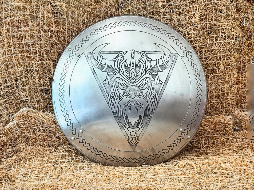 Medieval Shield Viking Shield Wall Decor Handmade Metal Shield Home ...