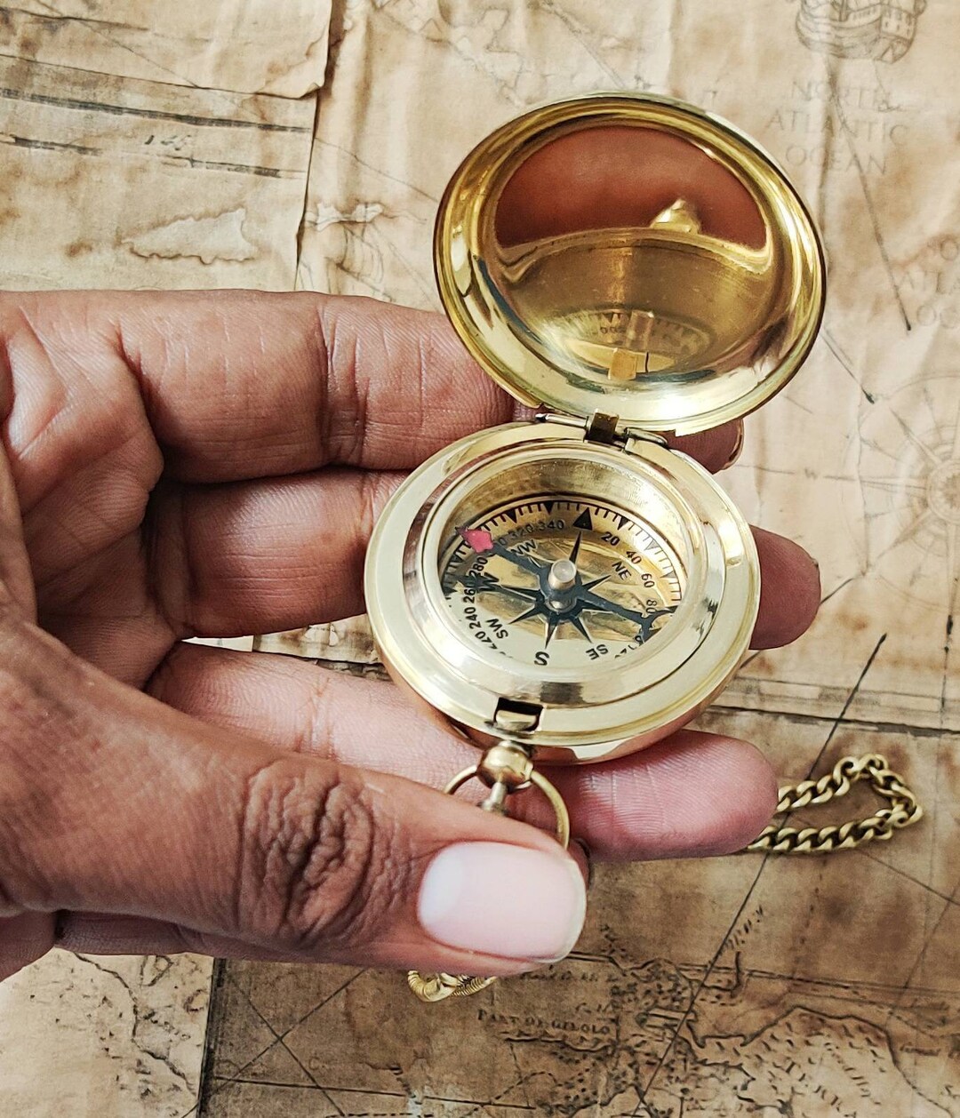 Personalized Compass, Engraved Compass, Brass Compass, Gross Man Gifts ...