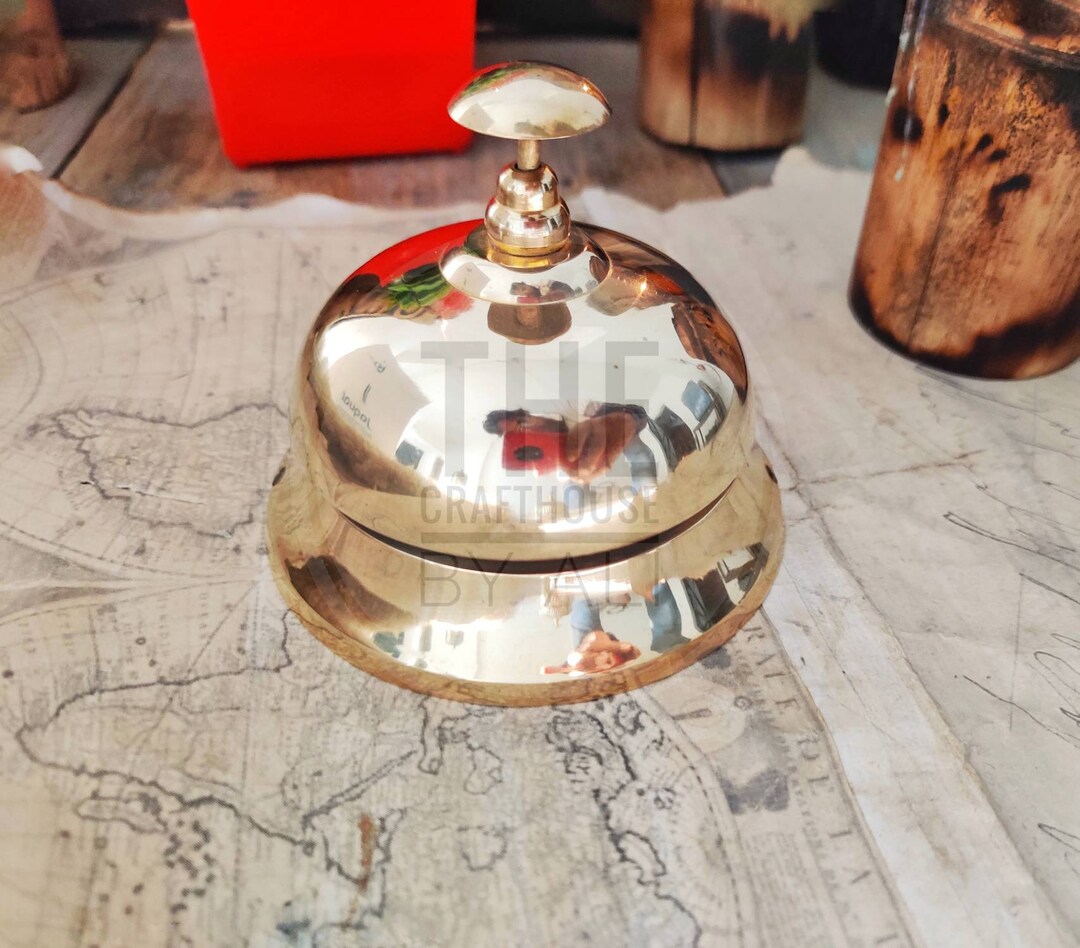 Brass Table Bell Desk Bell Brass Table Bell Types of Bells Hotel ...