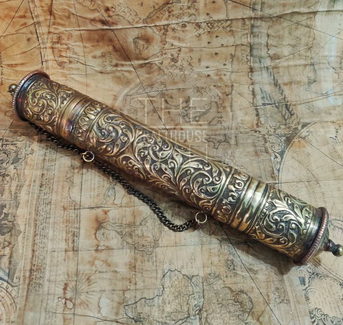 Parchment Scroll Old Parchment Parchment Holder Scroll Holder - Etsy