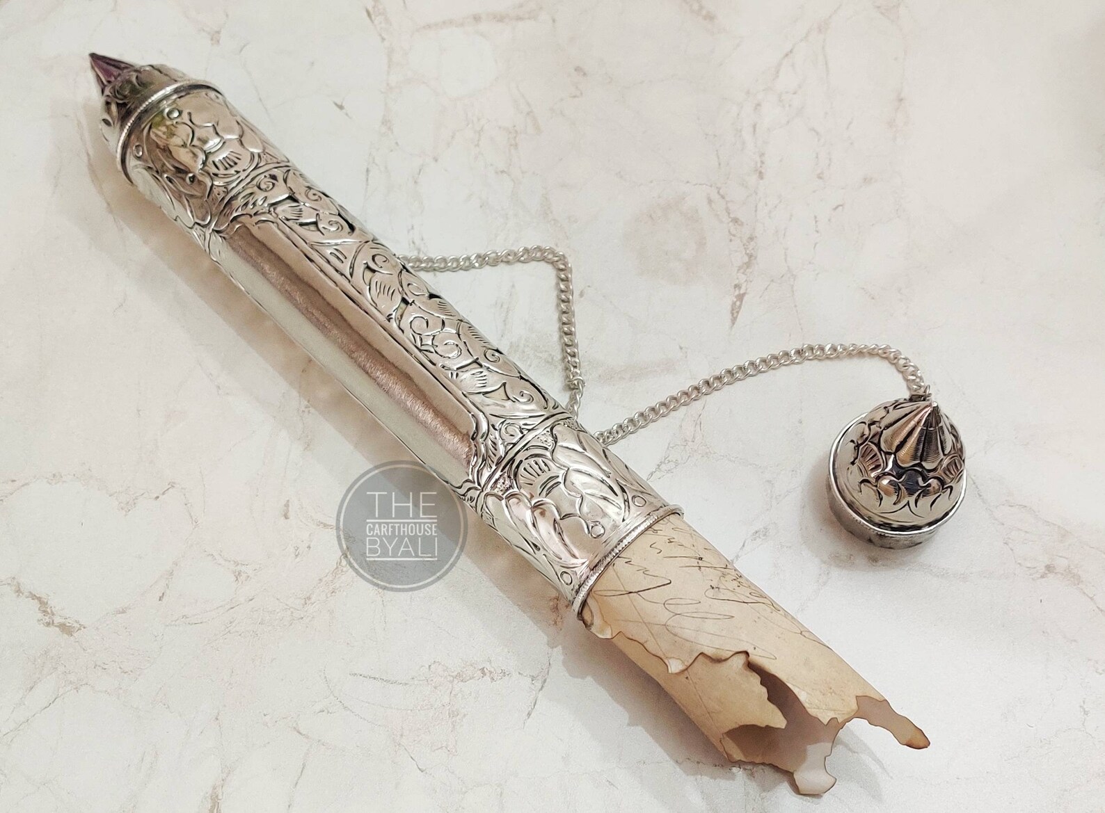 Parchment Scroll Old Parchment Parchment Holder Scroll Holder - Etsy