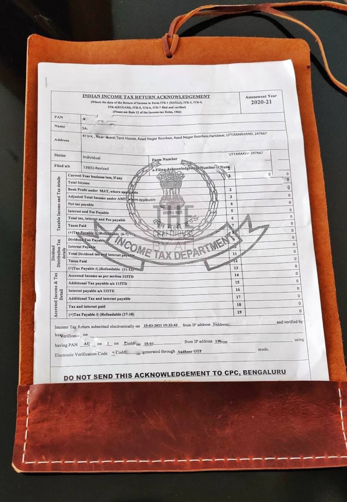 Paper holder document holder A4 size paper hold leather paper | Etsy