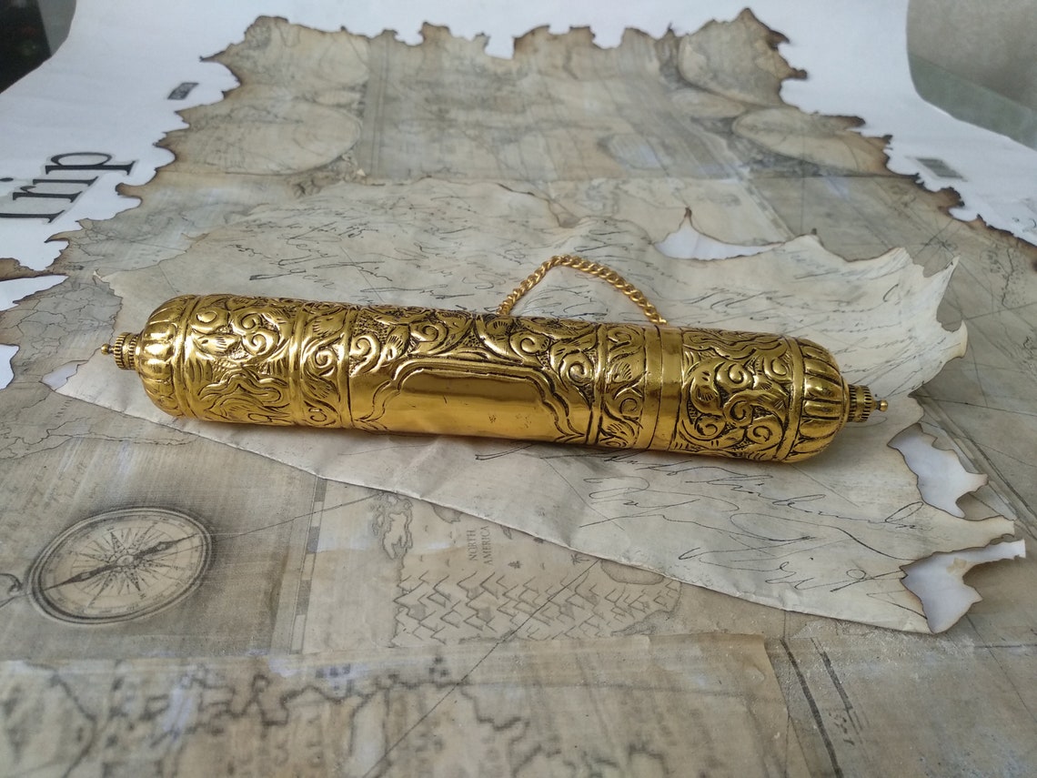 Parchment Scroll Old Parchment Parchment Holder Scroll Holder | Etsy