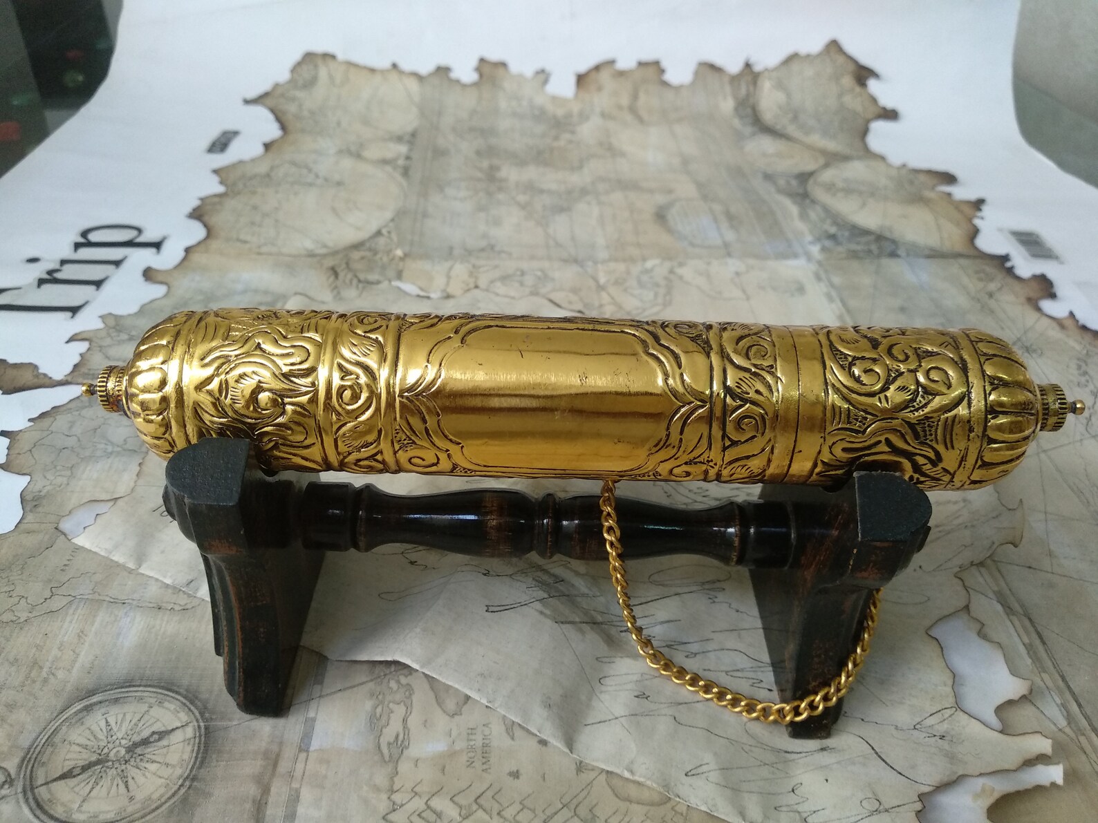 Parchment Scroll Old Parchment Parchment Holder Scroll Holder | Etsy