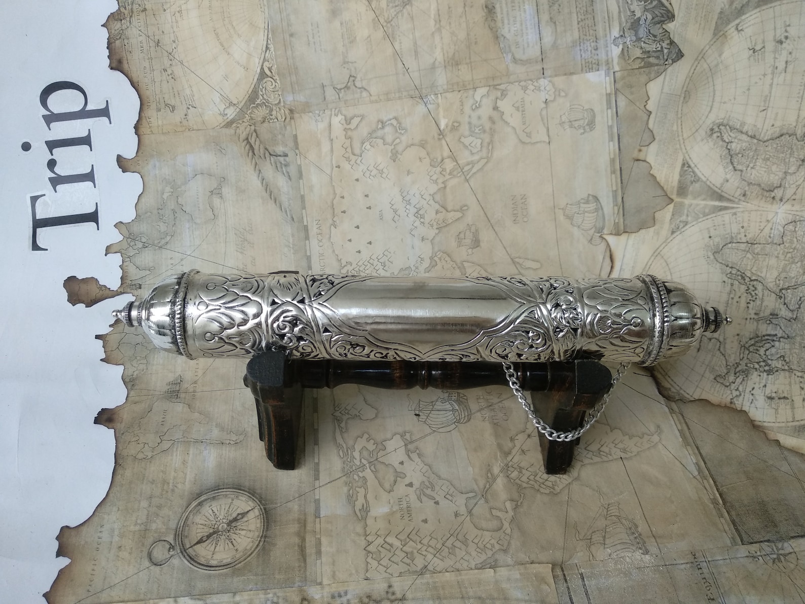 Parchment scroll old parchment parchment holder scroll holder | Etsy