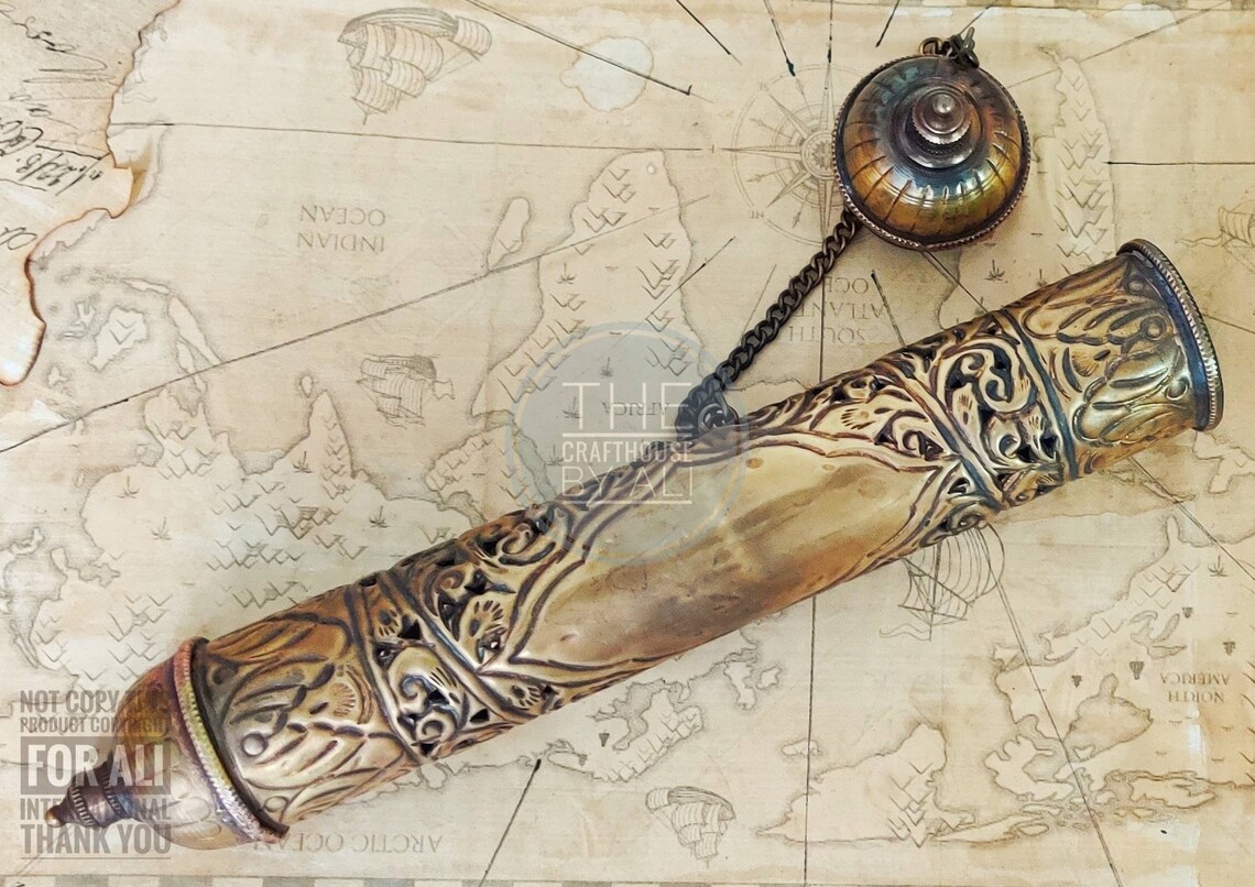 Parchment Scroll Old Parchment Parchment Holder Scroll Holder - Etsy