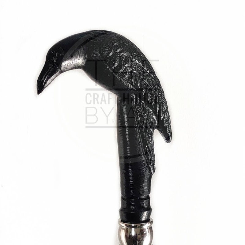 Cane Handle Raven - Etsy
