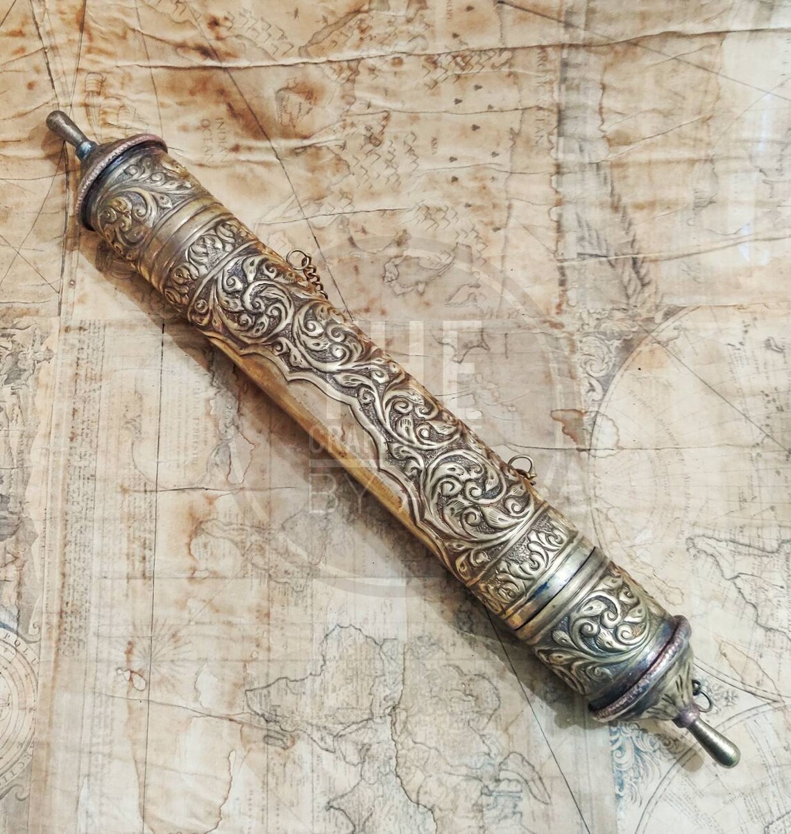 Parchment Scroll Old Parchment Parchment Holder Scroll Holder | Etsy