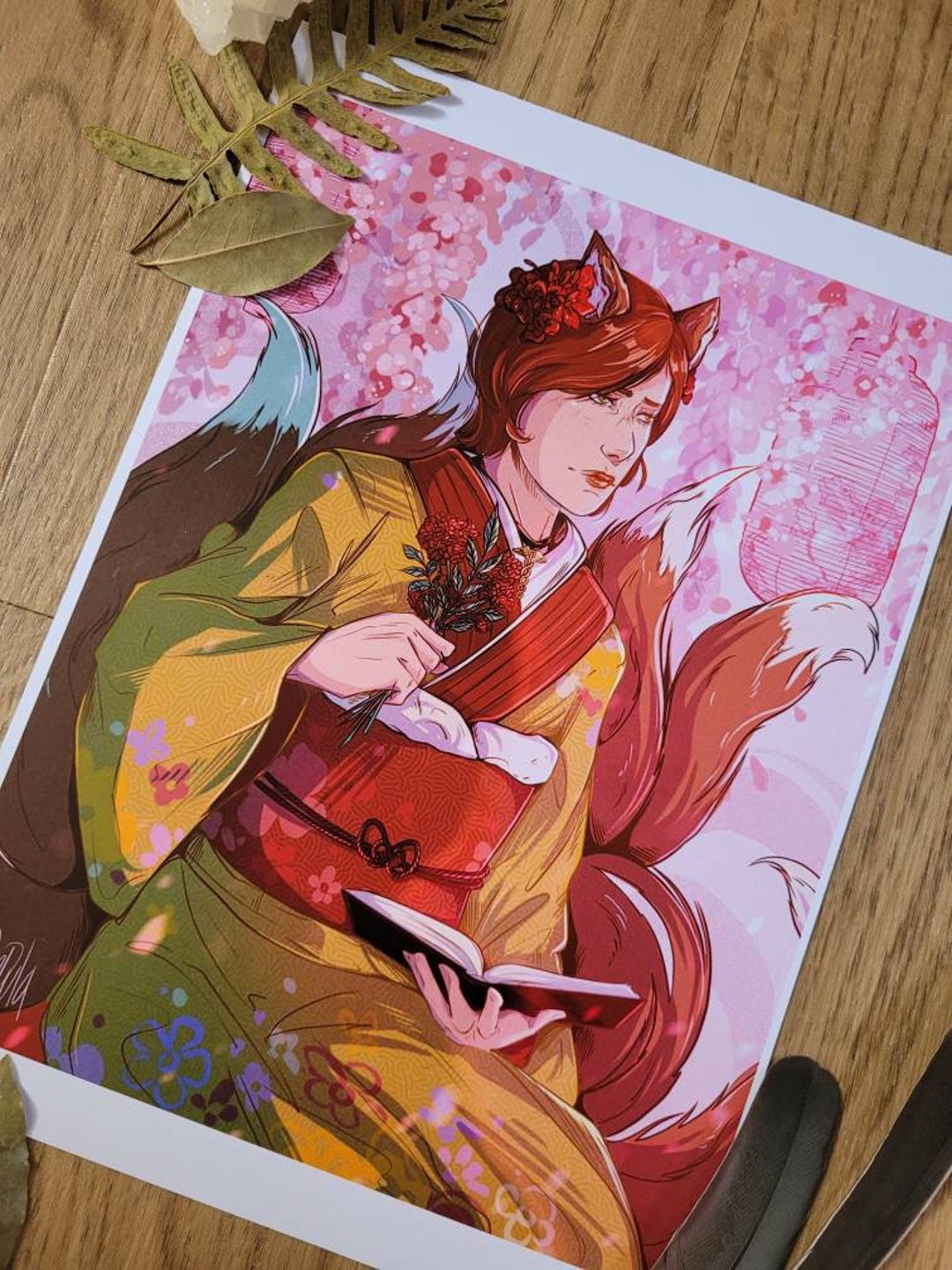 Shani Witcher 3 Fanart Kitsune A4 Print Kitsune Japanese Japan Yennefer ...
