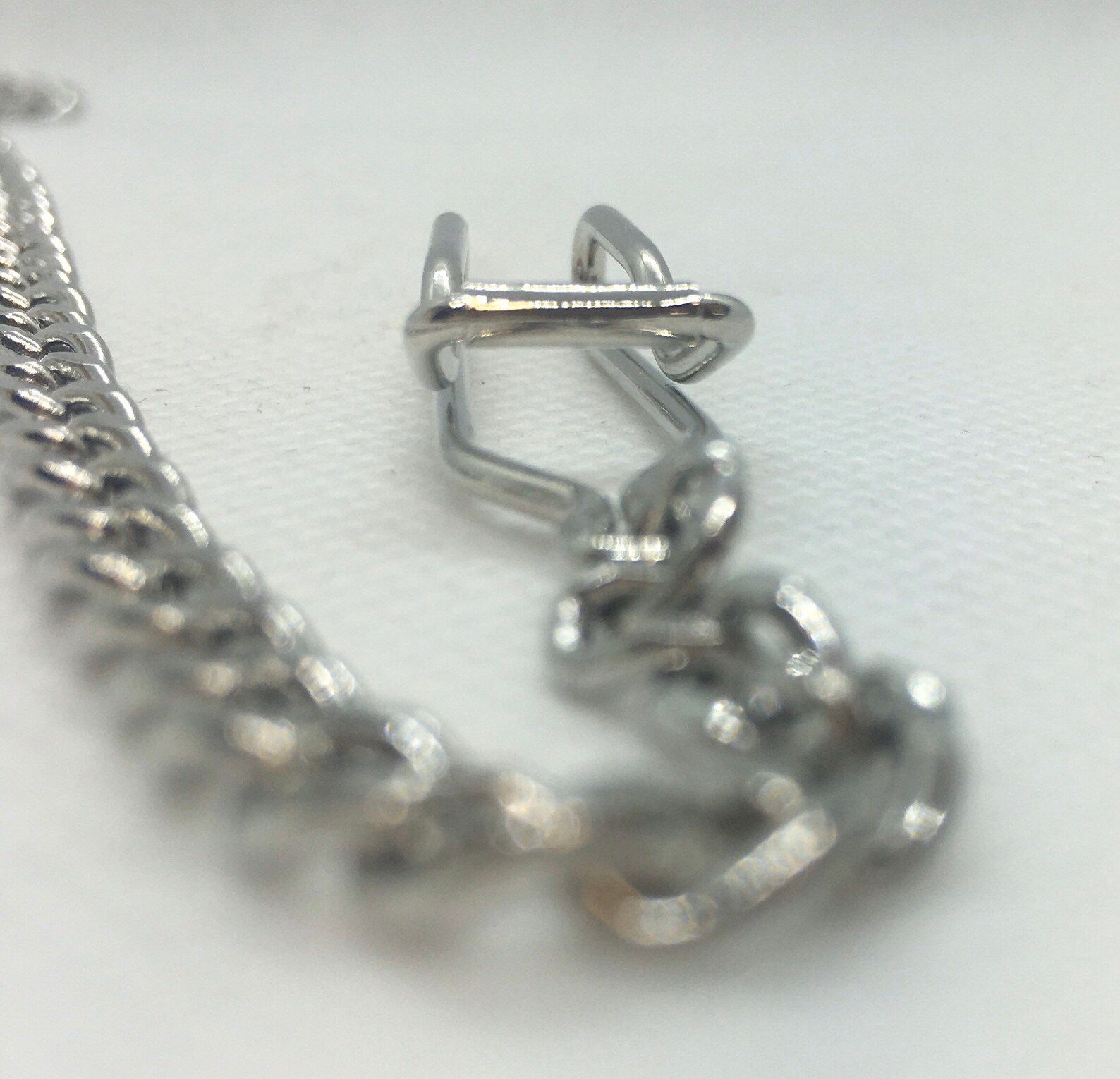 Chrome Plated Clip Pocket Watch Chain - Etsy