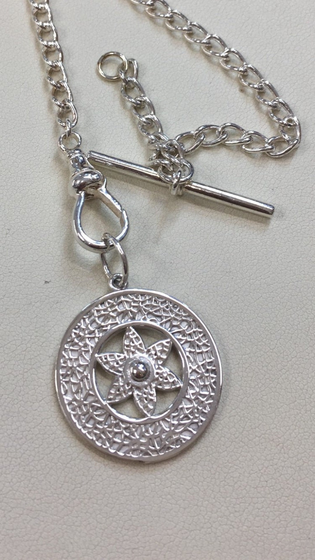925 Sterling Silver FOB Charm/pendant - Etsy