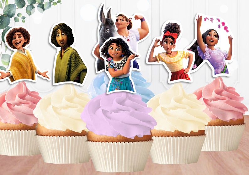 Encanto Cupcake Toppers Printable Free