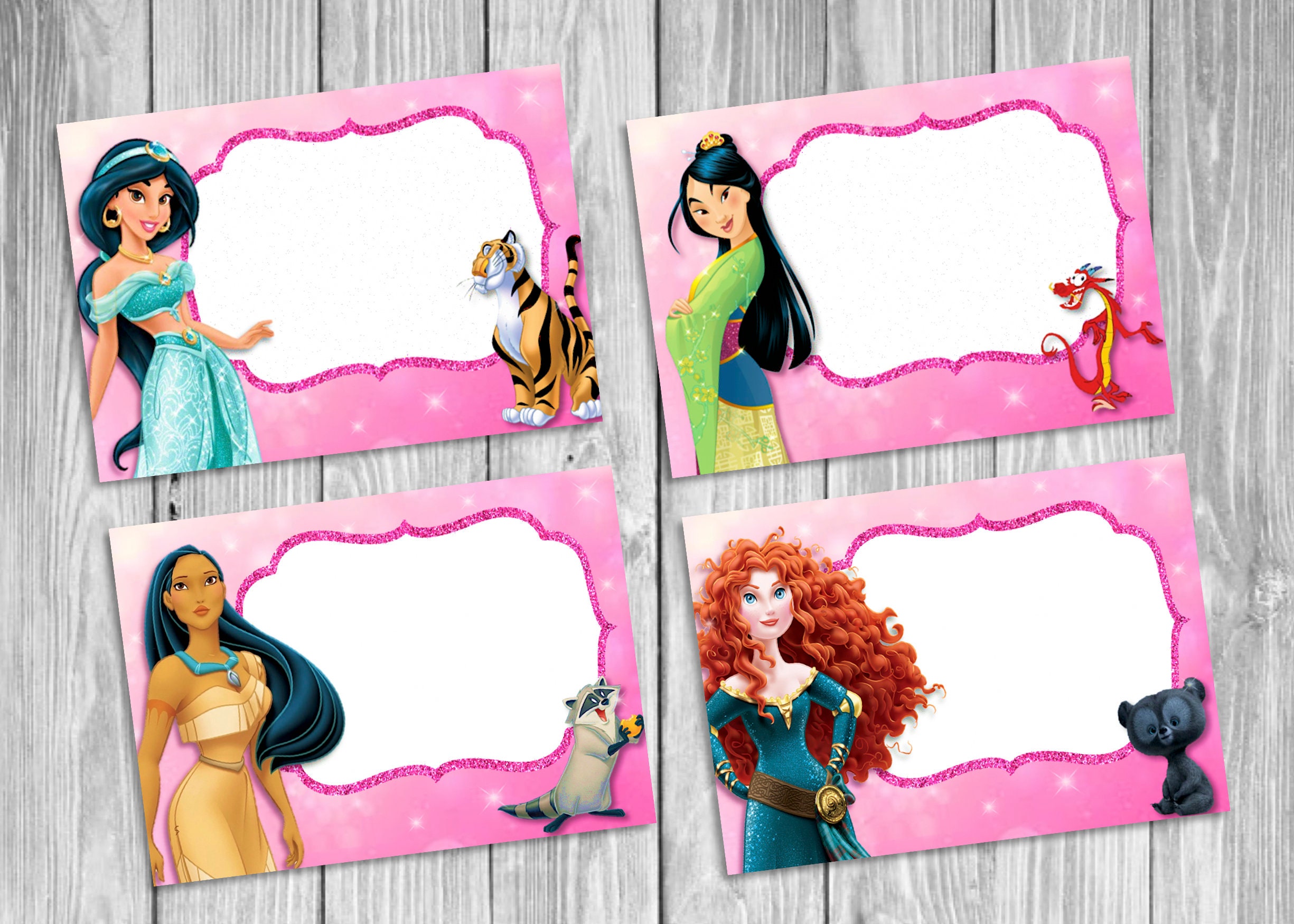 Princess Food Tent Label Princess Food Label Princess Food - Etsy