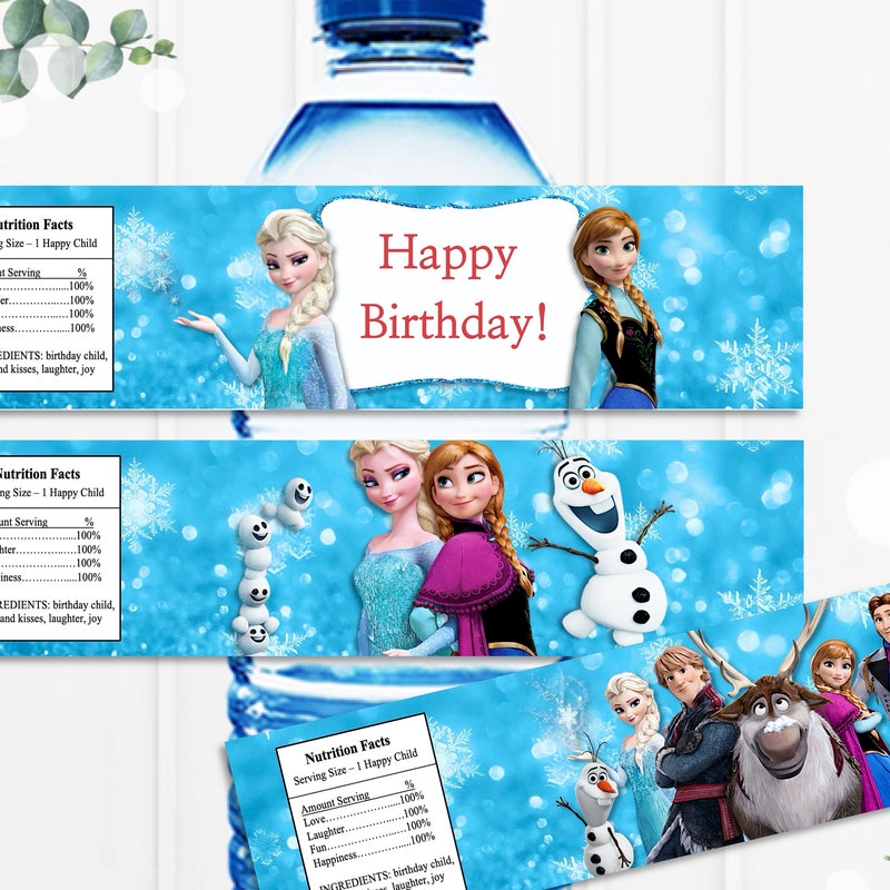 Frozen Labels - Etsy